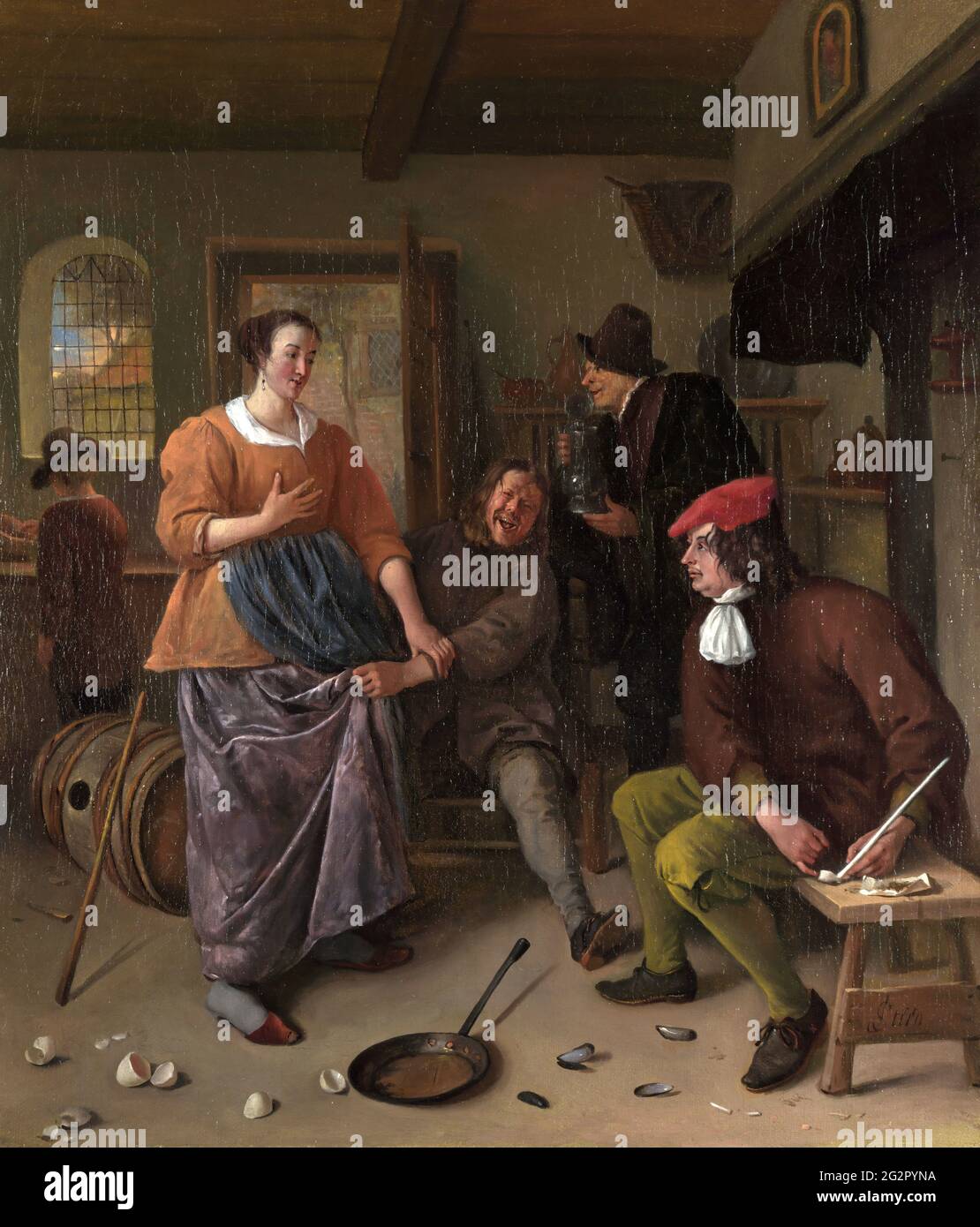 The interior of an inn jan steen hi-res stock photography and images ...