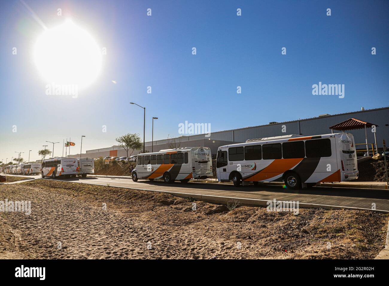 Movimex personnel transport trucks for the company TE Industrial ...