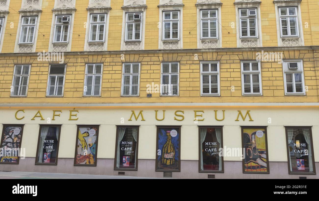 Vienna, Austria Cafe Museum in Vienna Stock Photo - Alamy