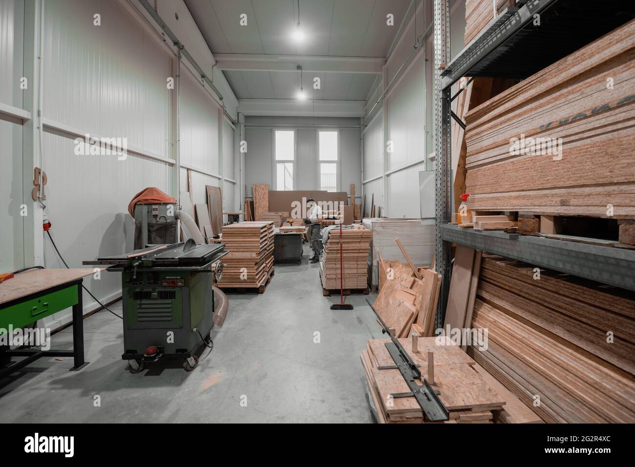Rear view of a man wearing a face mask due to a coronavirus pandemic ...