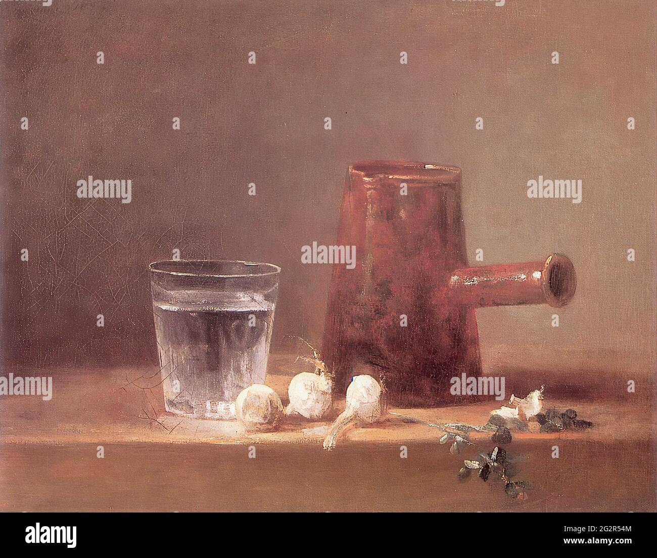 Jean Baptiste Simeon Chardin - Water Glass Stock Photo - Alamy