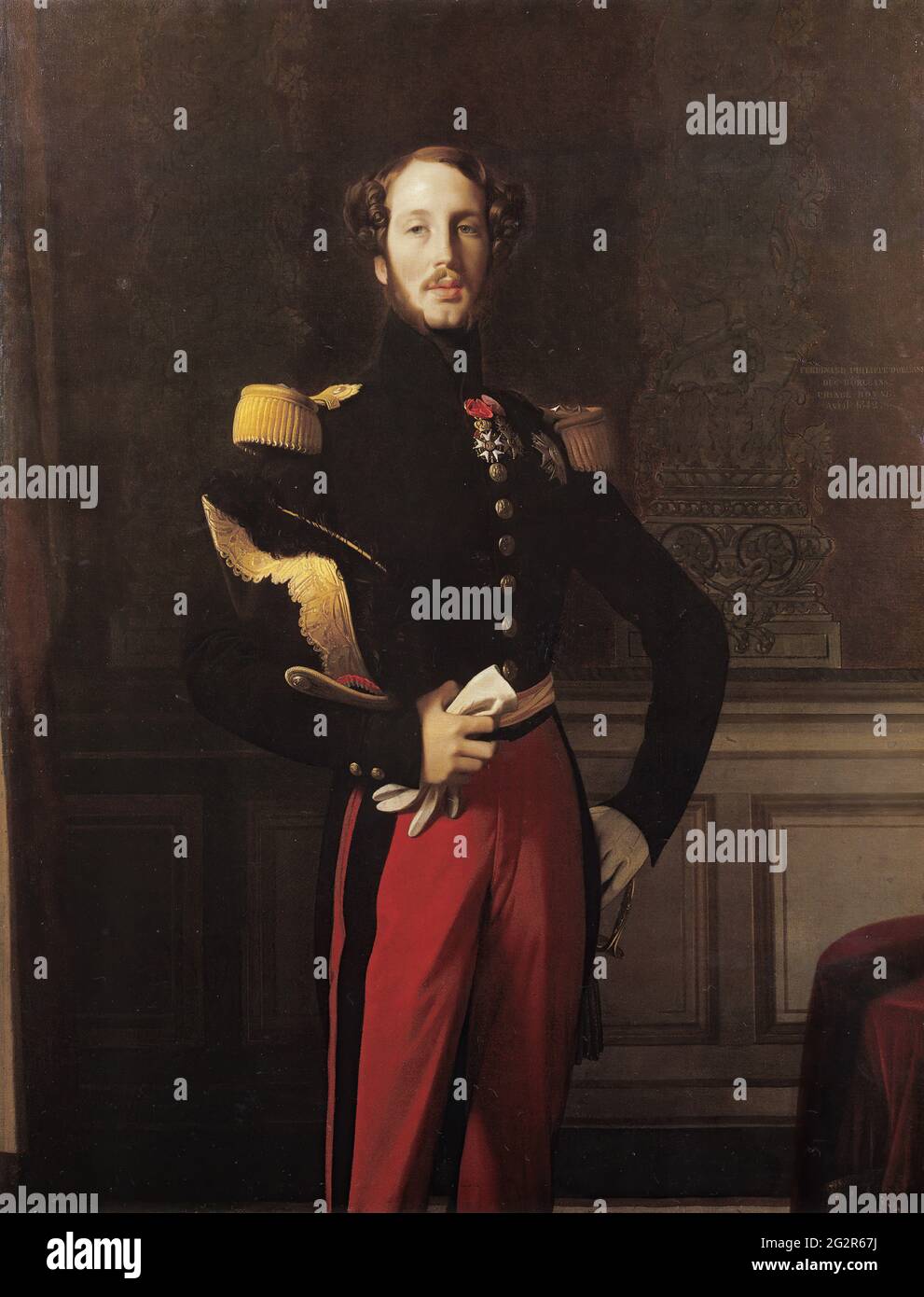 Jean-Auguste-Dominique Ingres - Portrait Ferdinand Philippe Duke ...