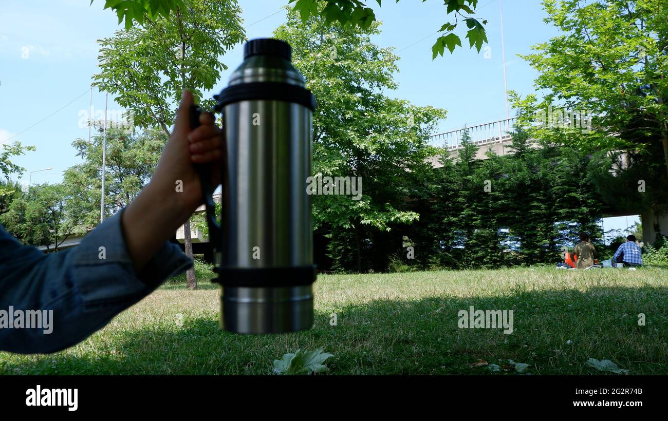 Tea thermos hi-res stock photography and images - Alamy