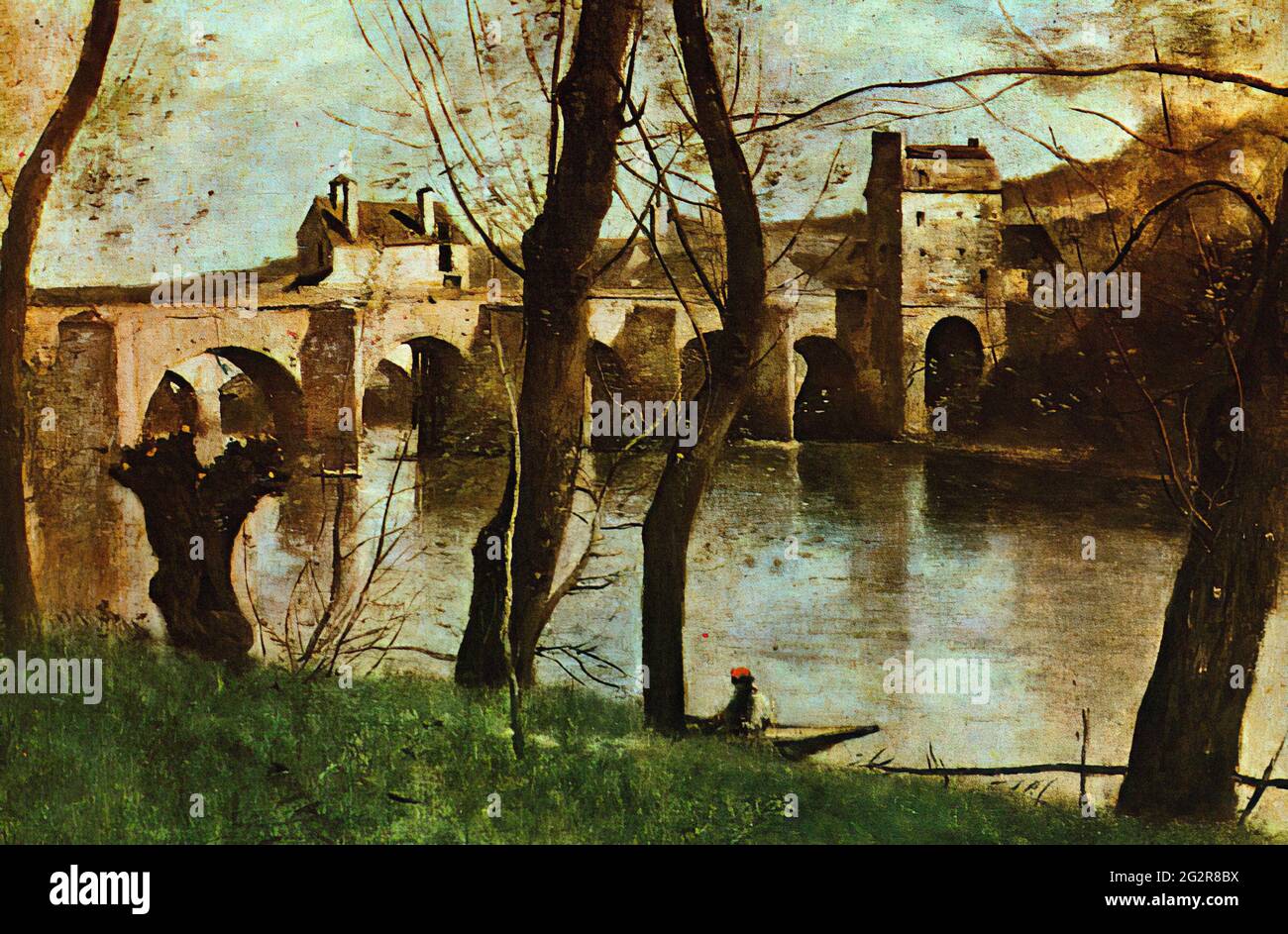 Jean-Baptiste-Camille Corot - Bridge Nantes 1870 Stock Photo - Alamy
