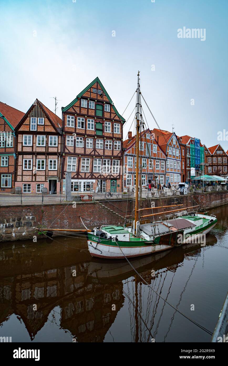 Ever Willy Museum boat in Stade - CITY OF STADE , GERMANY - MAY 10 ...