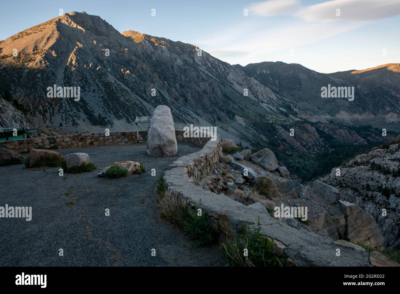 Tioga Pass is outside of the east gate of Yosemite National Park and ...