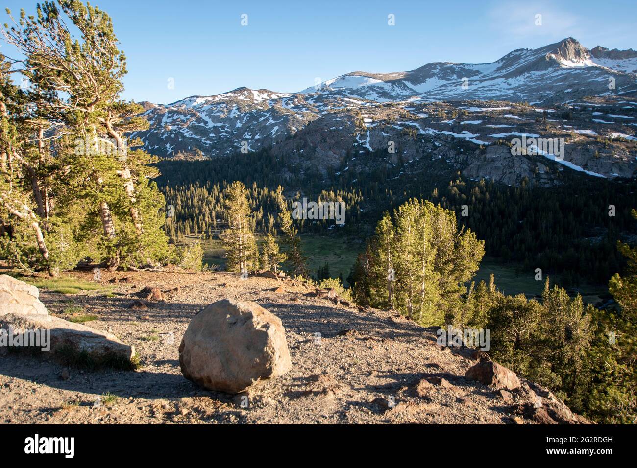 Tioga Pass is outside of the east gate of Yosemite National Park and ...