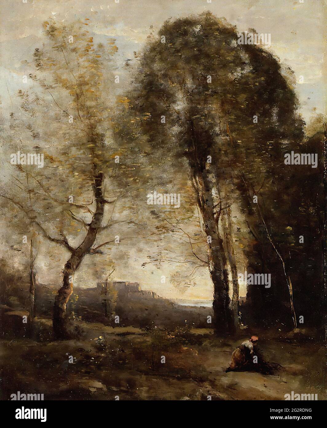 Jean-Baptiste-Camille Corot - Souvenir Italy Stock Photo - Alamy