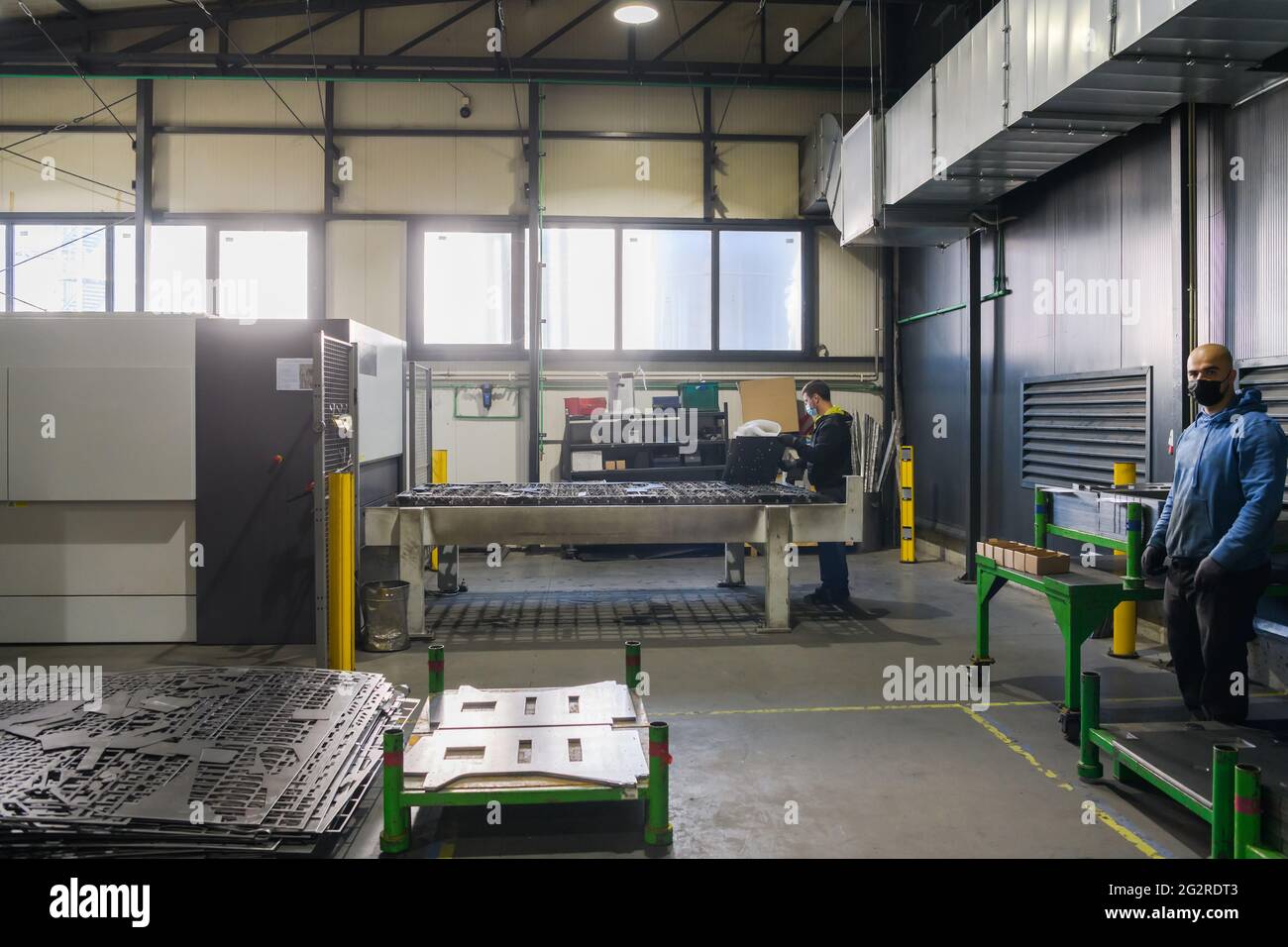 modern industrial factory for mechanical engineering equipment and ...