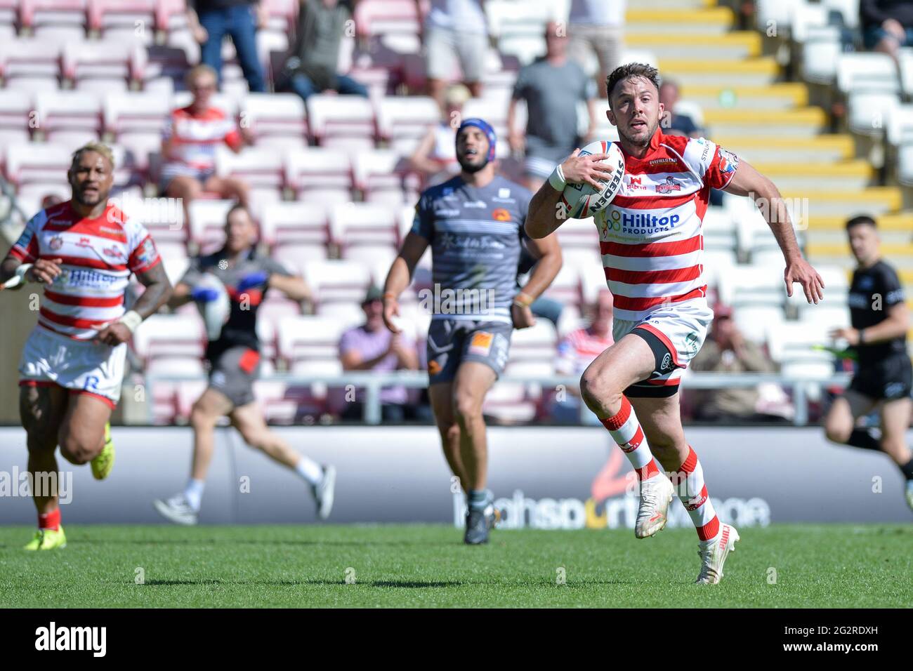Leigh, England - 12 June 2021 - Ryan Brierley of Leigh Centurions ...