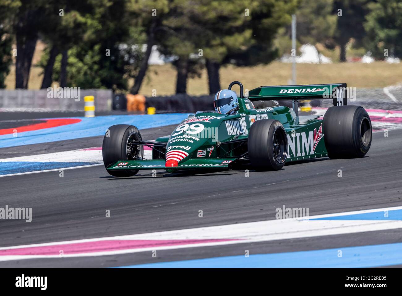 99 CONSTABLE Jamie (GRB), Tyrrell 011 - 3000cc 1982 action during the ...