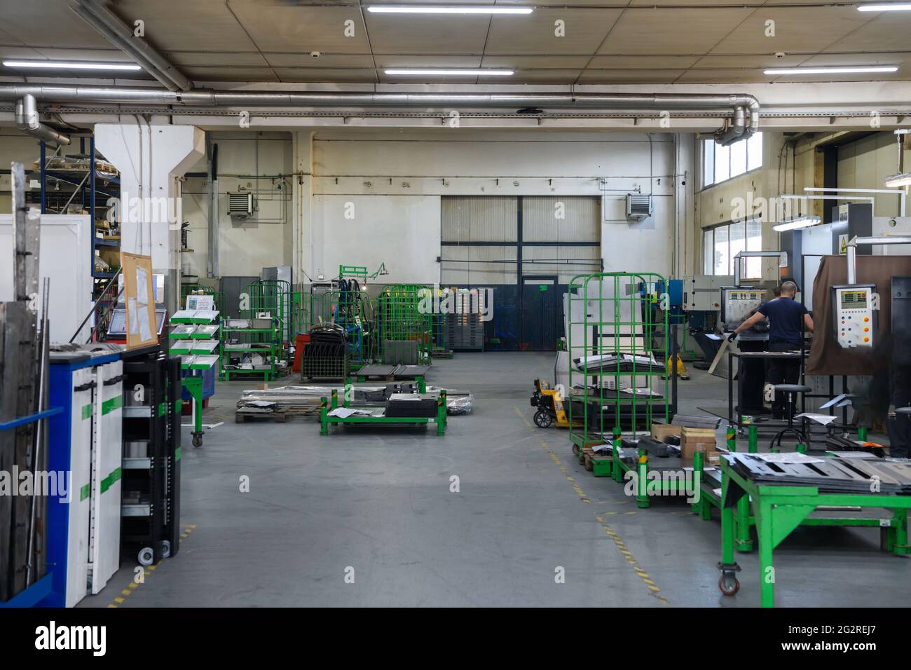 modern industrial factory for mechanical engineering equipment and ...