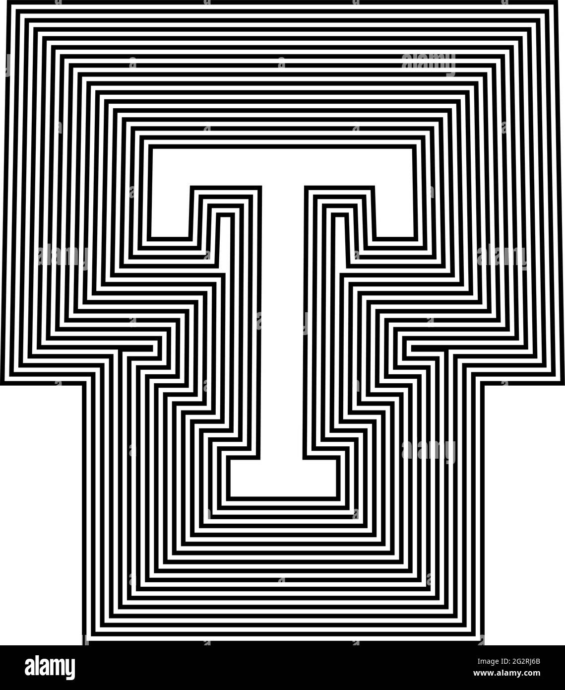 T letter clipart Stock Vector Images - Alamy
