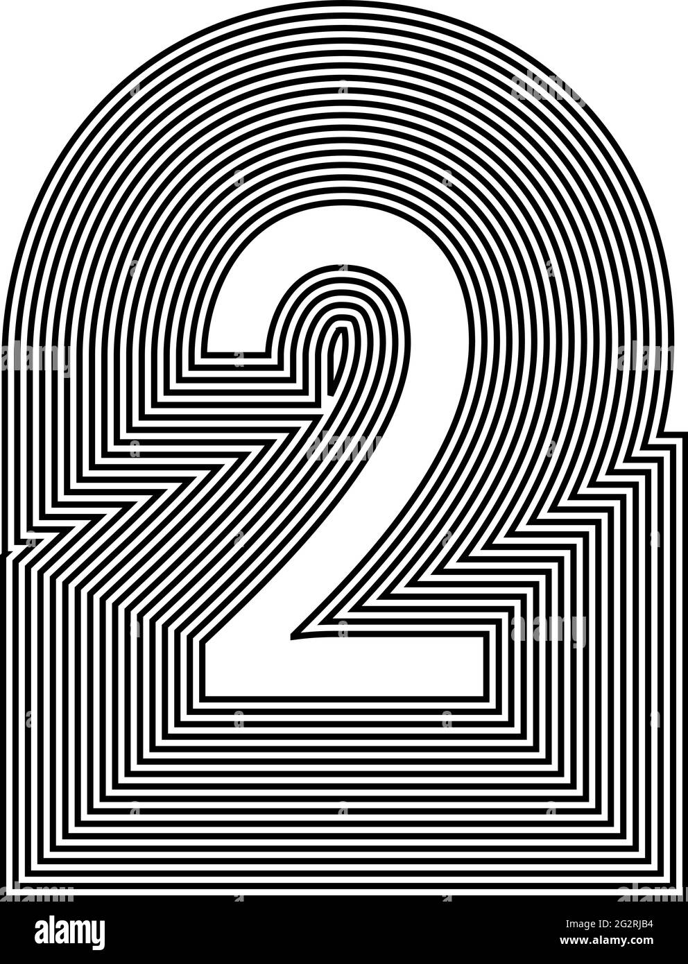 Number 2 clipart Stock Vector Images - Alamy