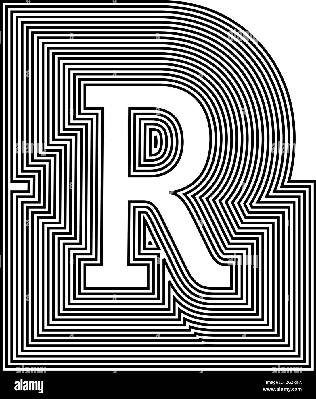 R line logo hi-res stock photography and images - Alamy