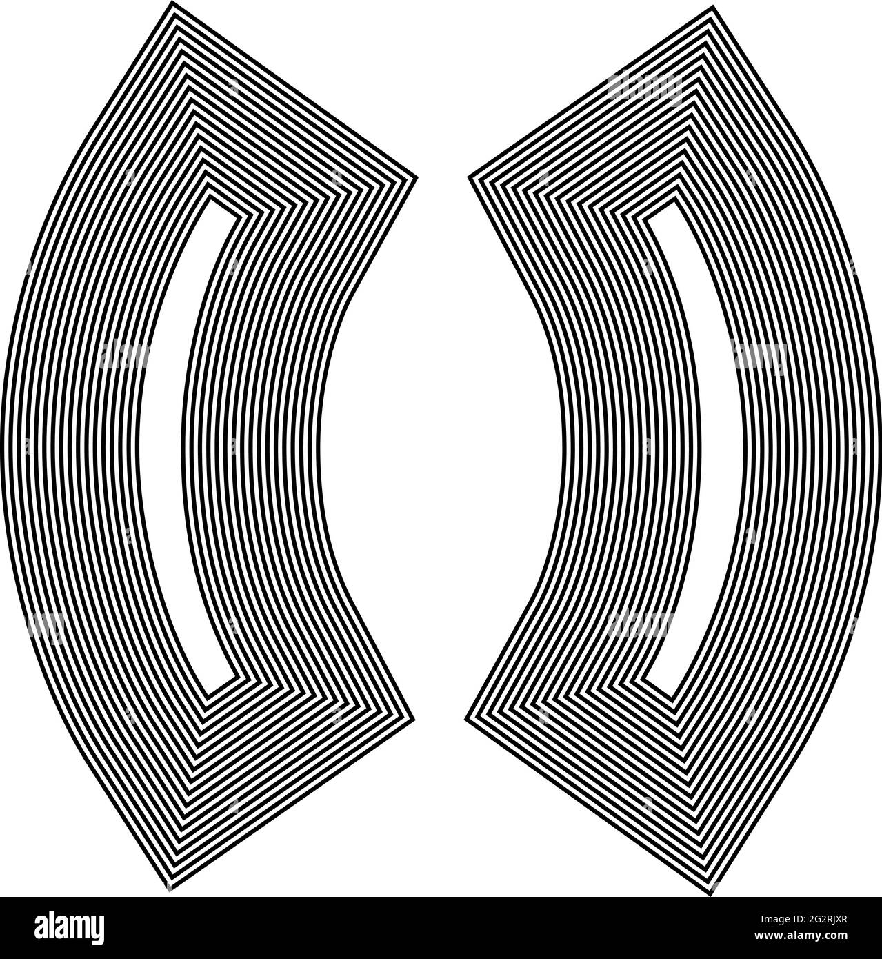 font Symbol Line Logo Icon Design - Vector Illustration Stock Vector ...