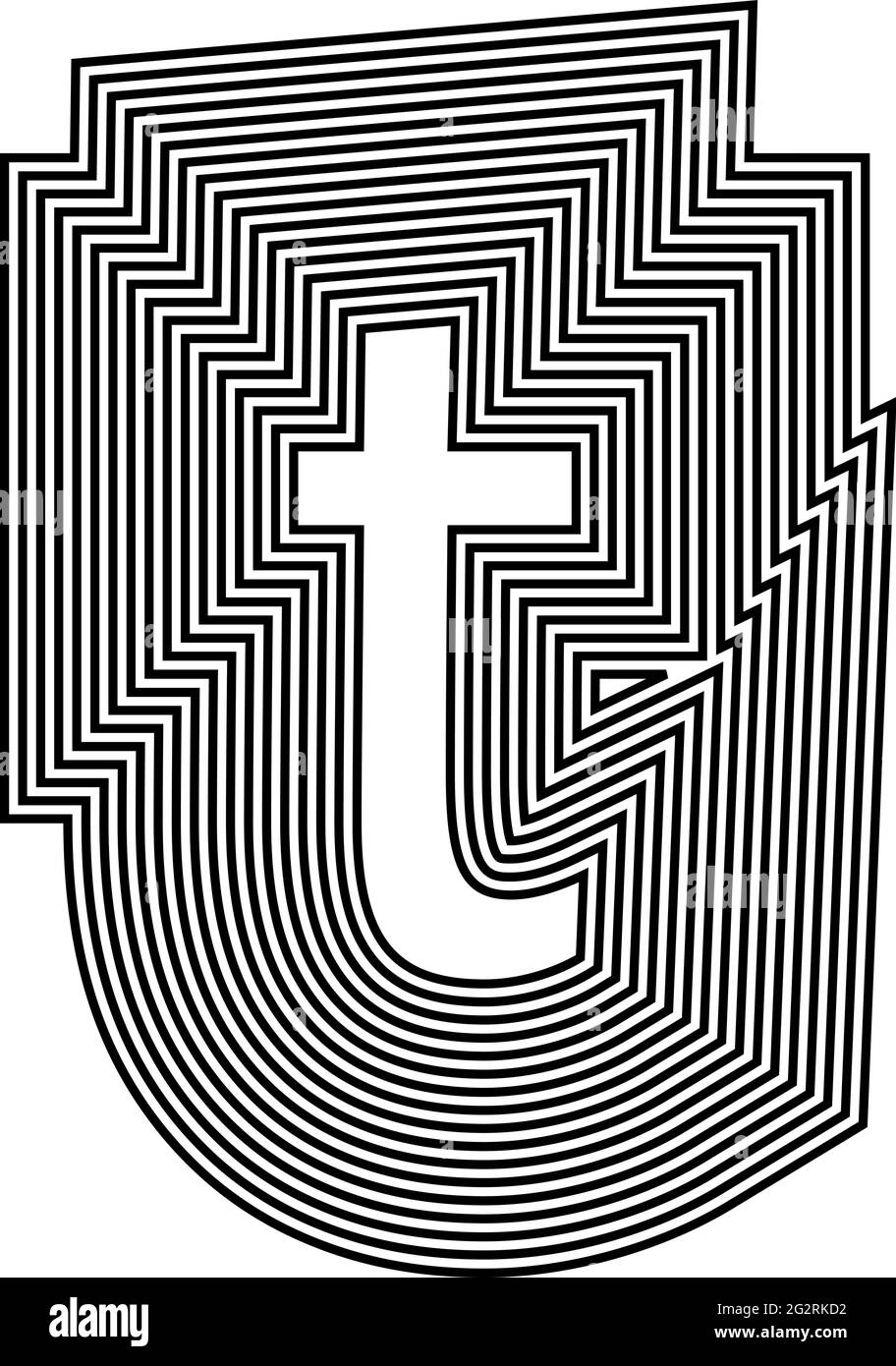 T letter clipart Stock Vector Images - Alamy