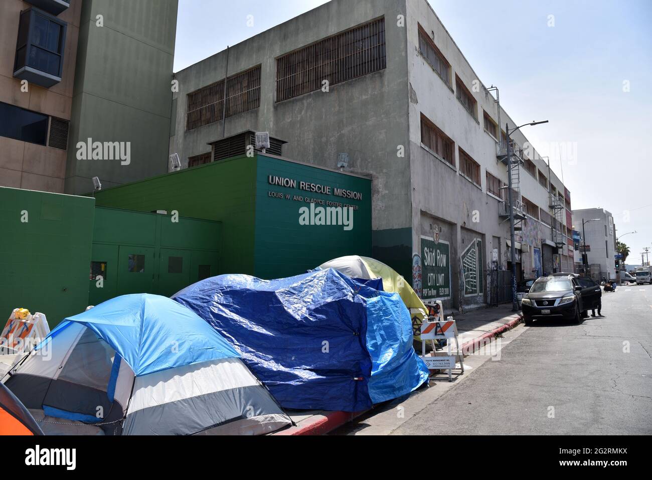 Skid row los angeles 2021 hi-res stock photography and images - Alamy