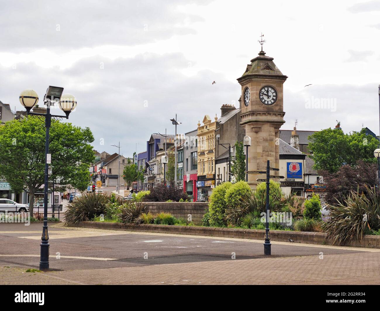 The McKee clock in Bangor, Northern Ireland Stock Photo - Alamy