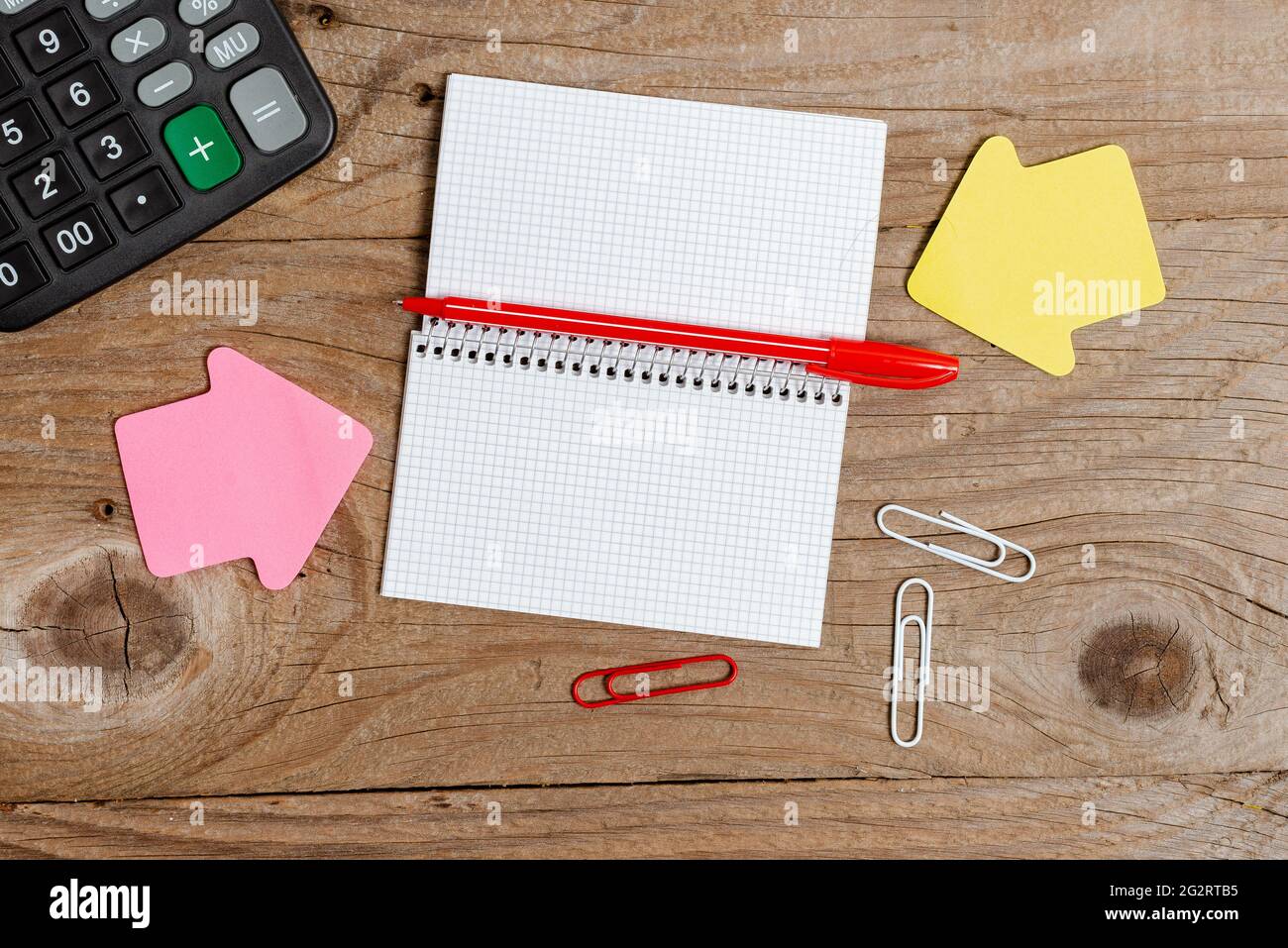 Display of Different Color Sticker Notes Arranged On Flat Lay ...