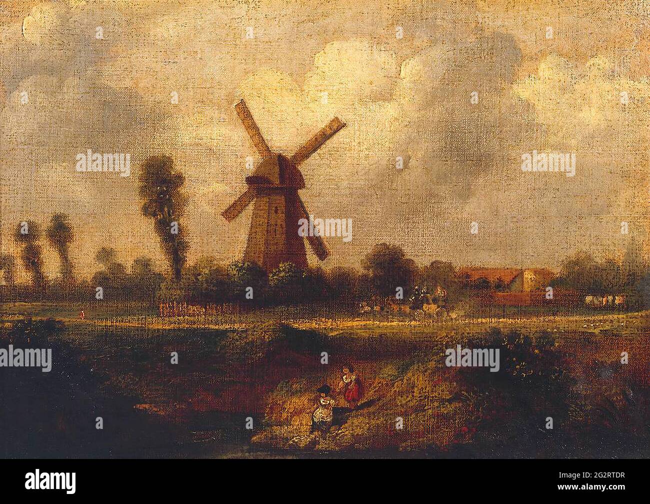 John Constable - Barnes Common Stock Photo - Alamy