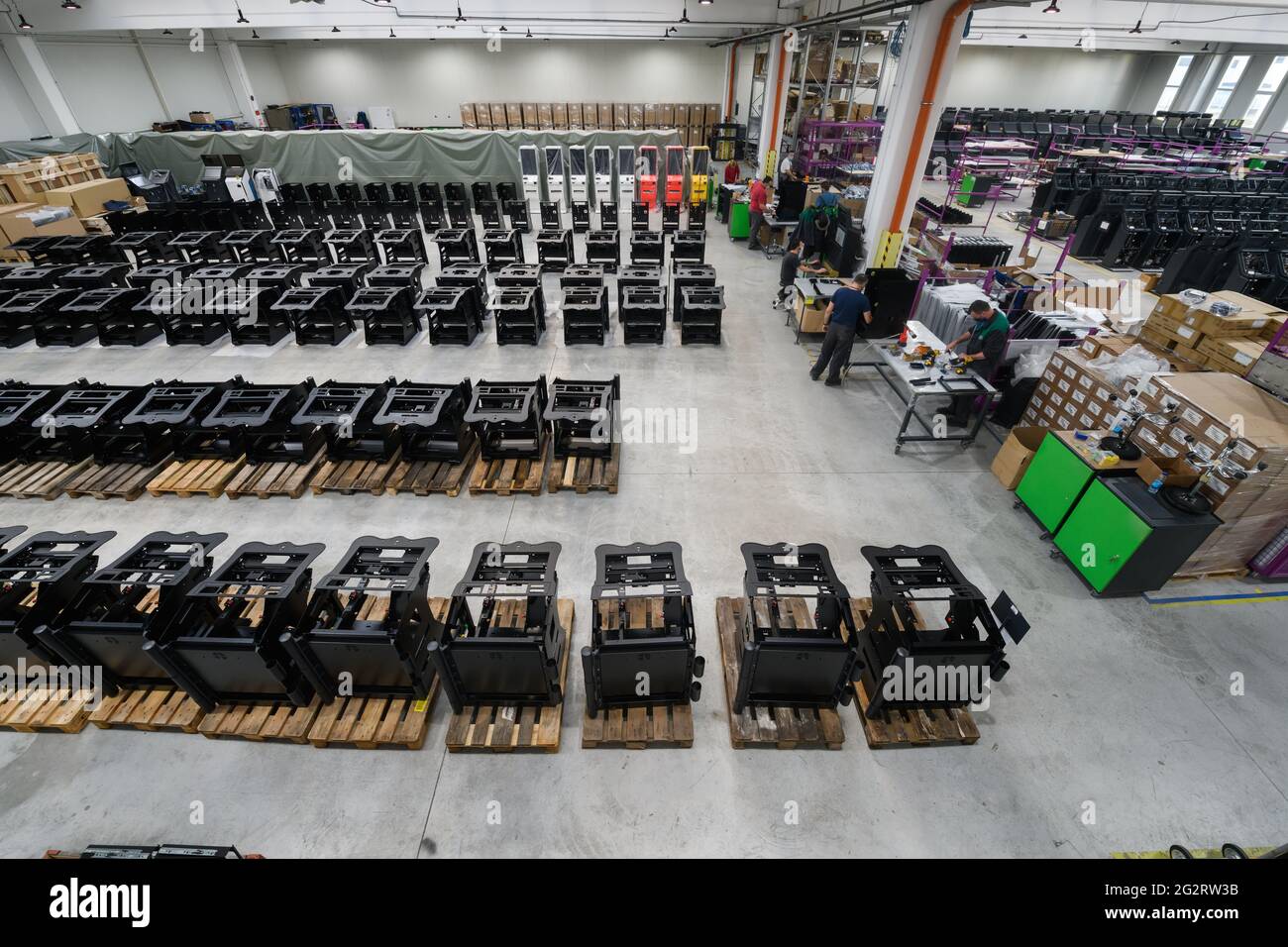 modern industrial factory for mechanical engineering equipment and ...