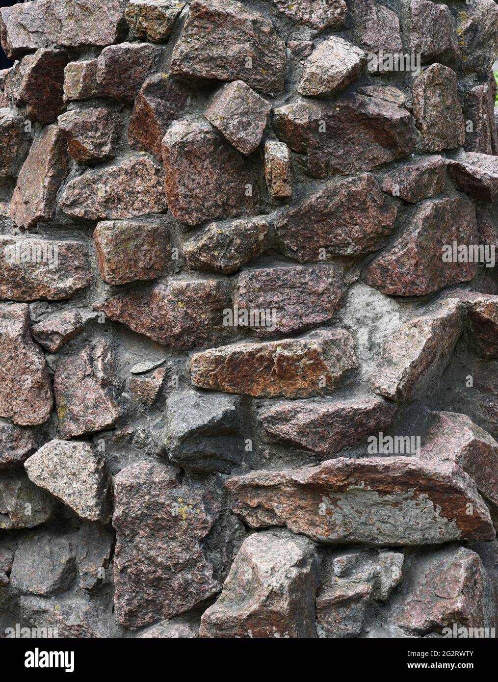Fragment of the base of a granite structure Stock Photo - Alamy