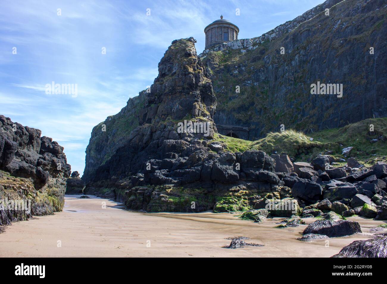 Mussenden temple beach hi-res stock photography and images - Alamy