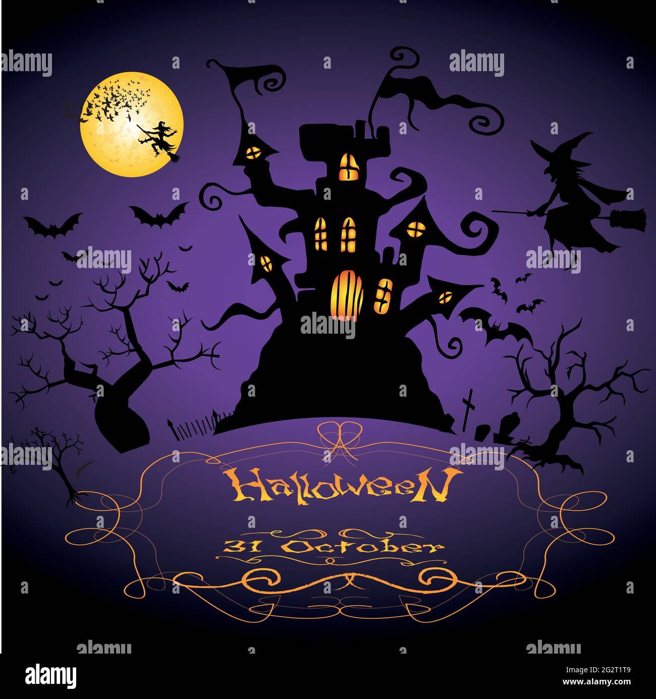 Halloween day October 31 Stock Vector Image & Art - Alamy