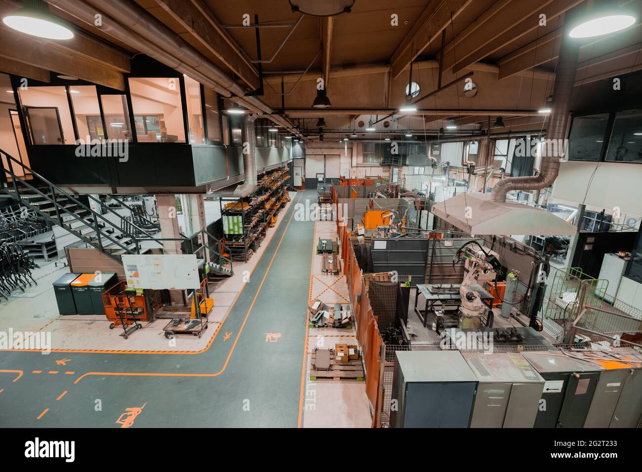 modern industrial factory for mechanical engineering equipment and ...