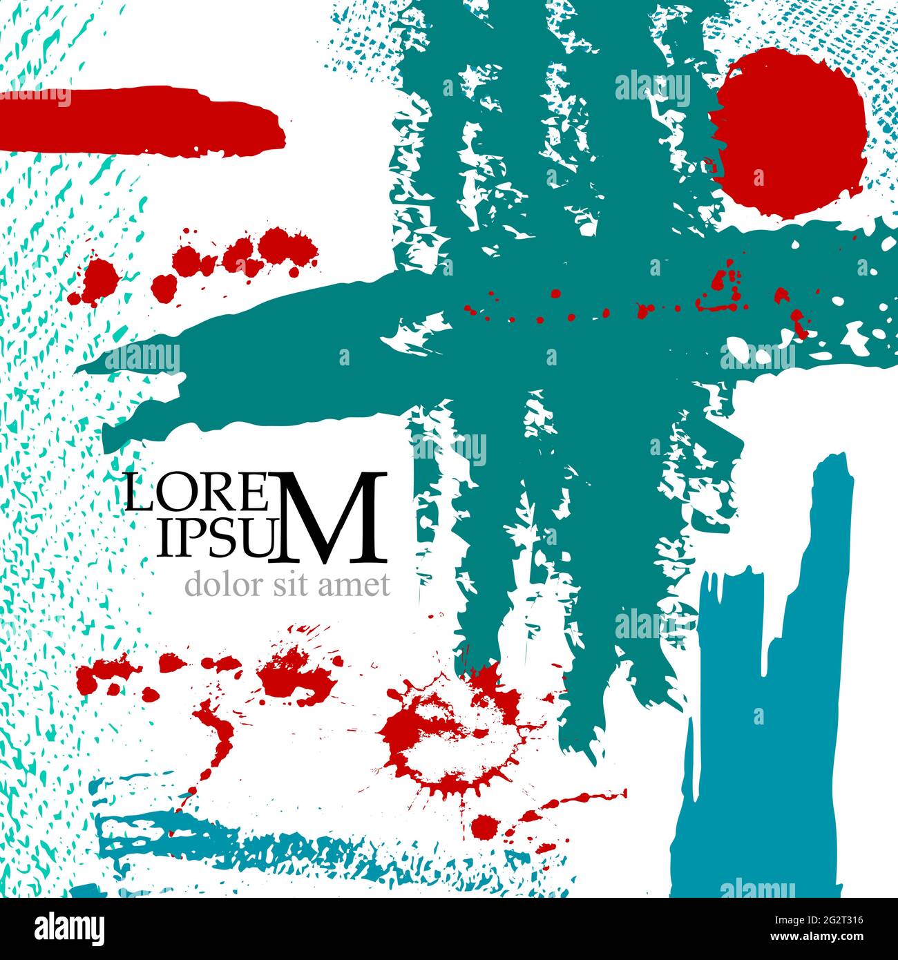 Abstract background for text. With handmade items. Brush strokes ...