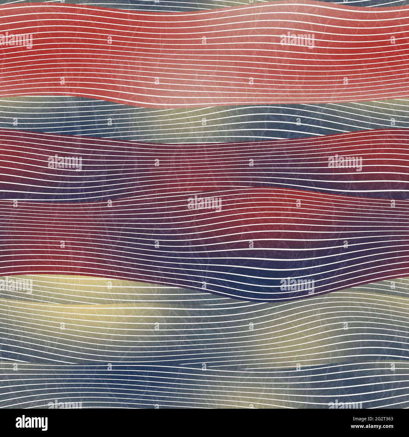 Seamless natural landscape hill pattern for print Stock Photo - Alamy