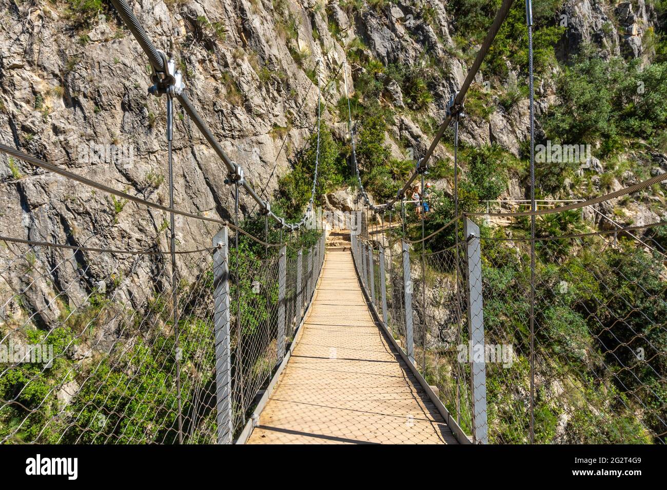 Chulilla suspension bridges hi-res stock photography and images - Alamy
