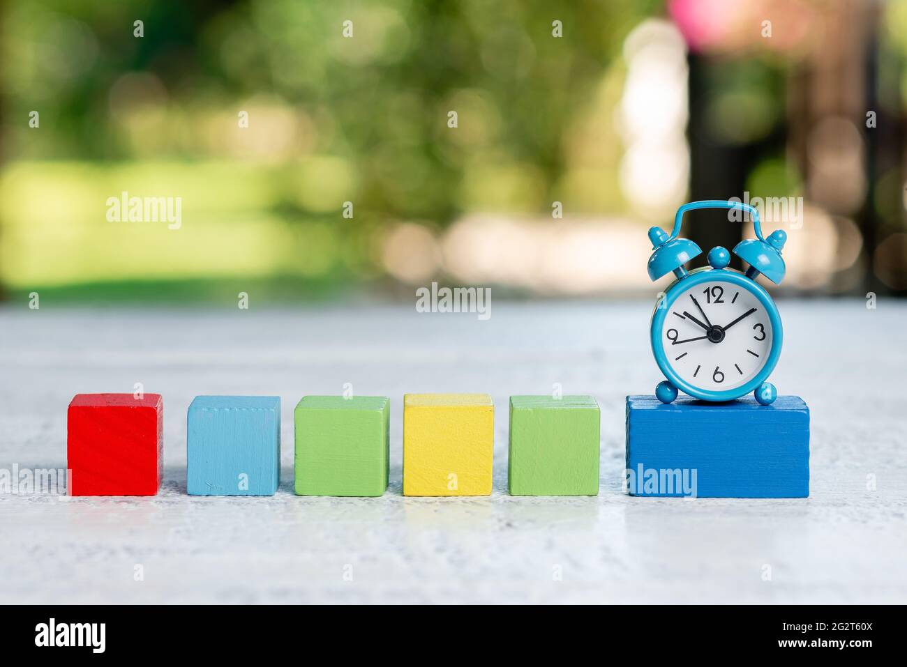 Working Activities Outside, Presenting Time Management Skills Stock ...