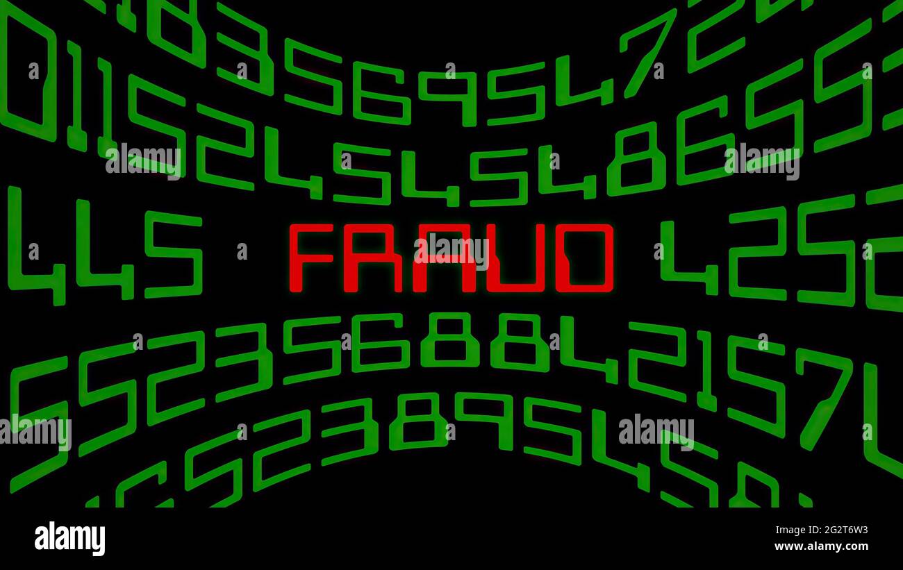 Decoding fraud process on the screen Stock Photo - Alamy