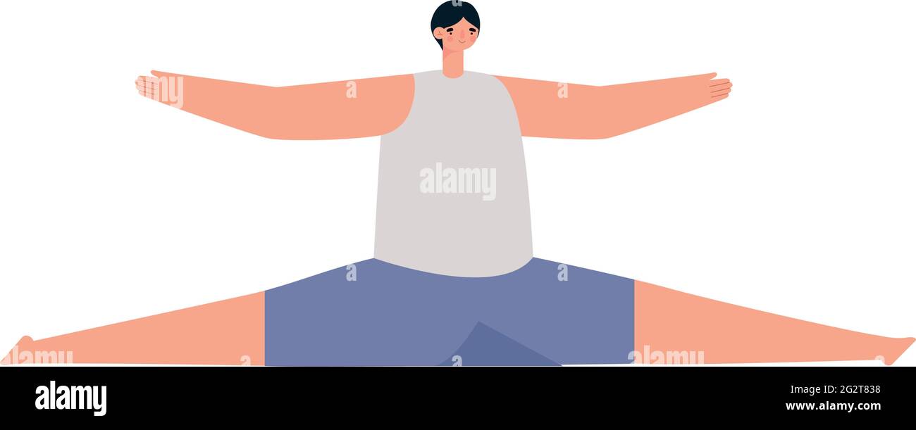 fitness man representation Stock Vector Image & Art - Alamy