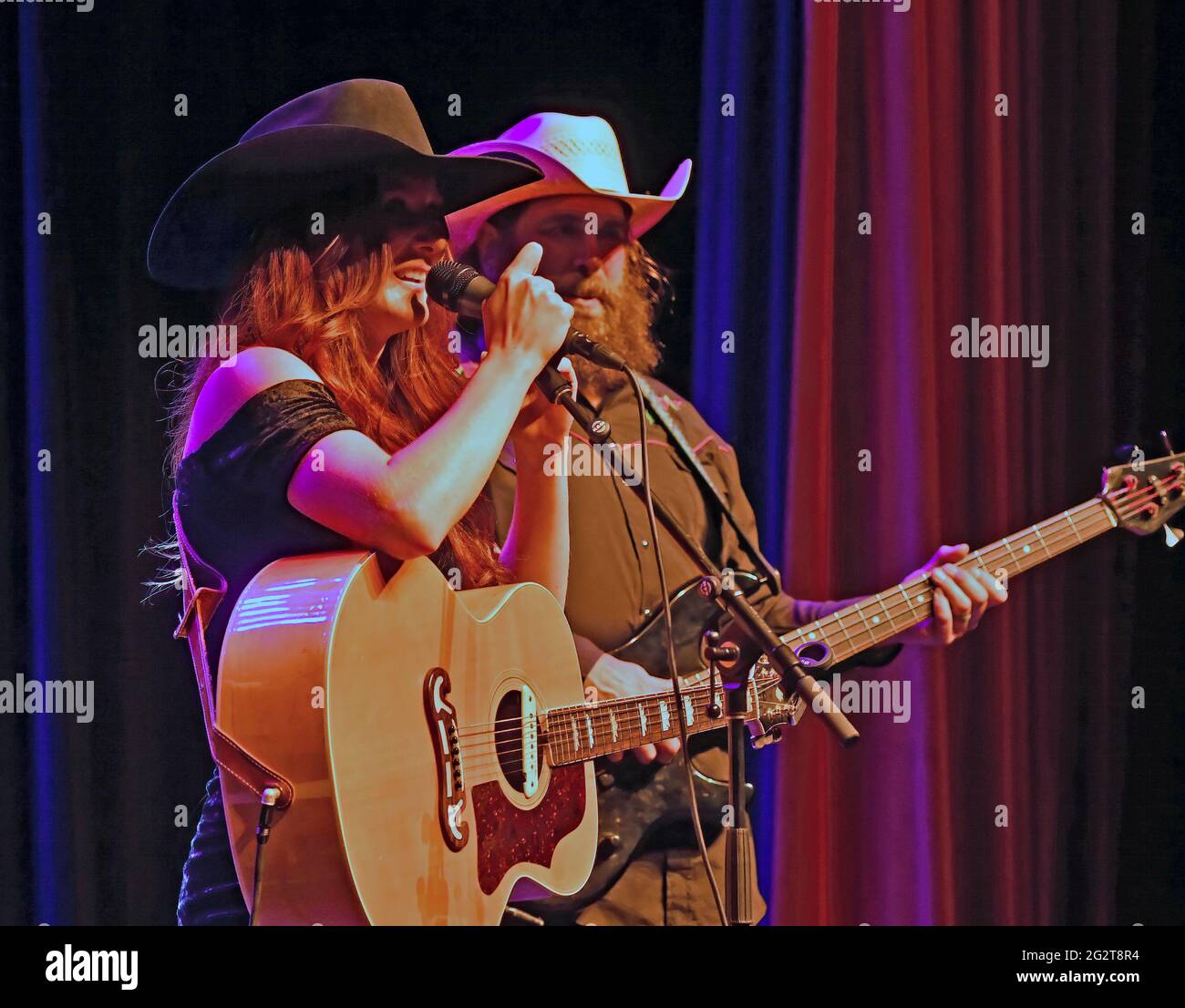 NBC The Voice contestant county music artist Savanna Chestnut performs ...