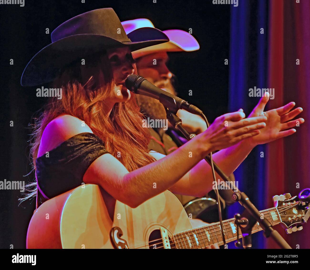 NBC The Voice contestant county music artist Savanna Chestnut performs ...