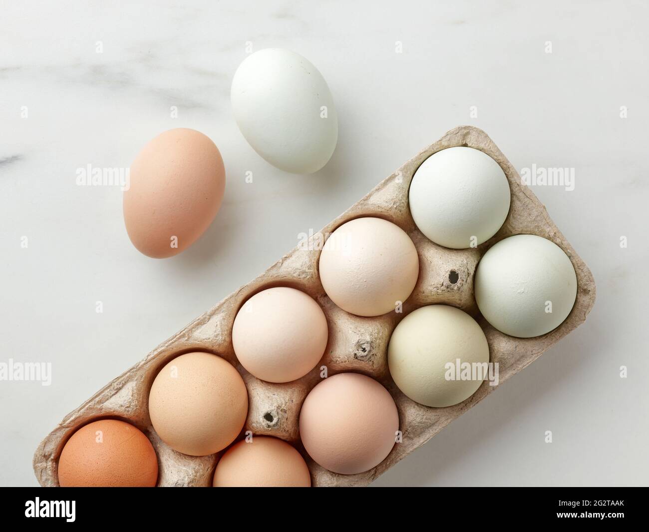 Fresh bio white eggs hi-res stock photography and images - Alamy