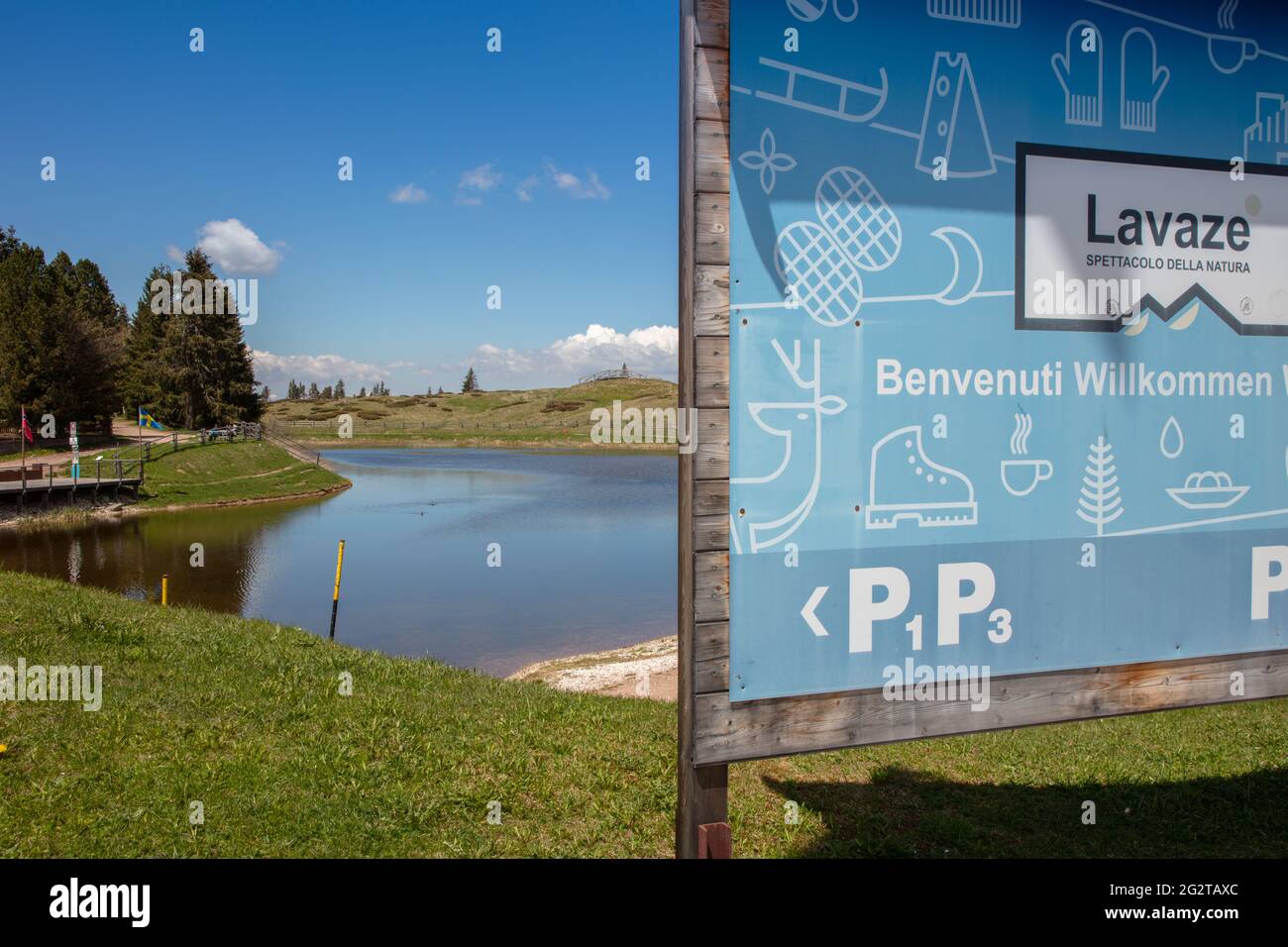 Passo lavaze hi-res stock photography and images - Alamy
