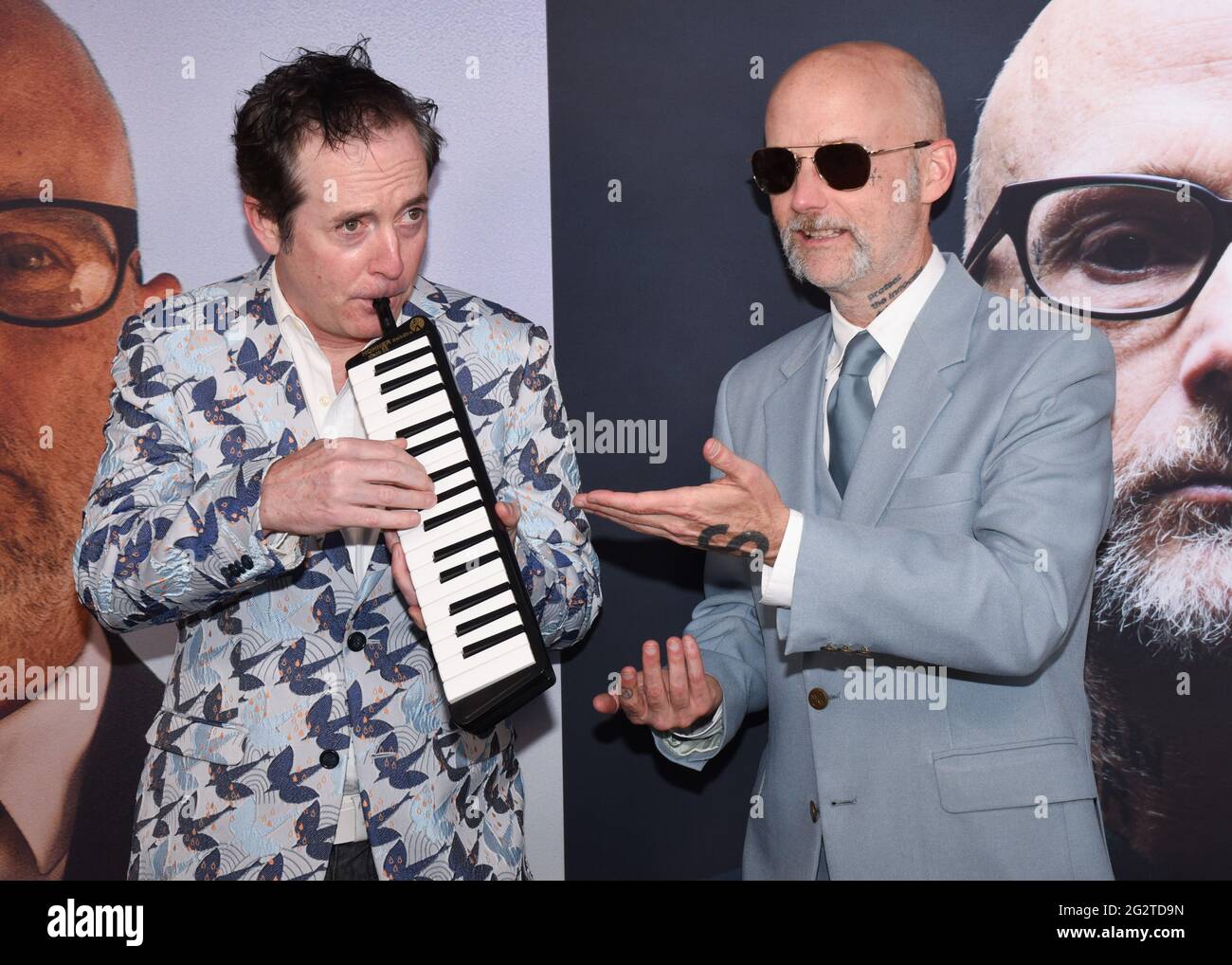 June 11, 2021, Hollywood, California, USA: Charles Gooding and Moby ...