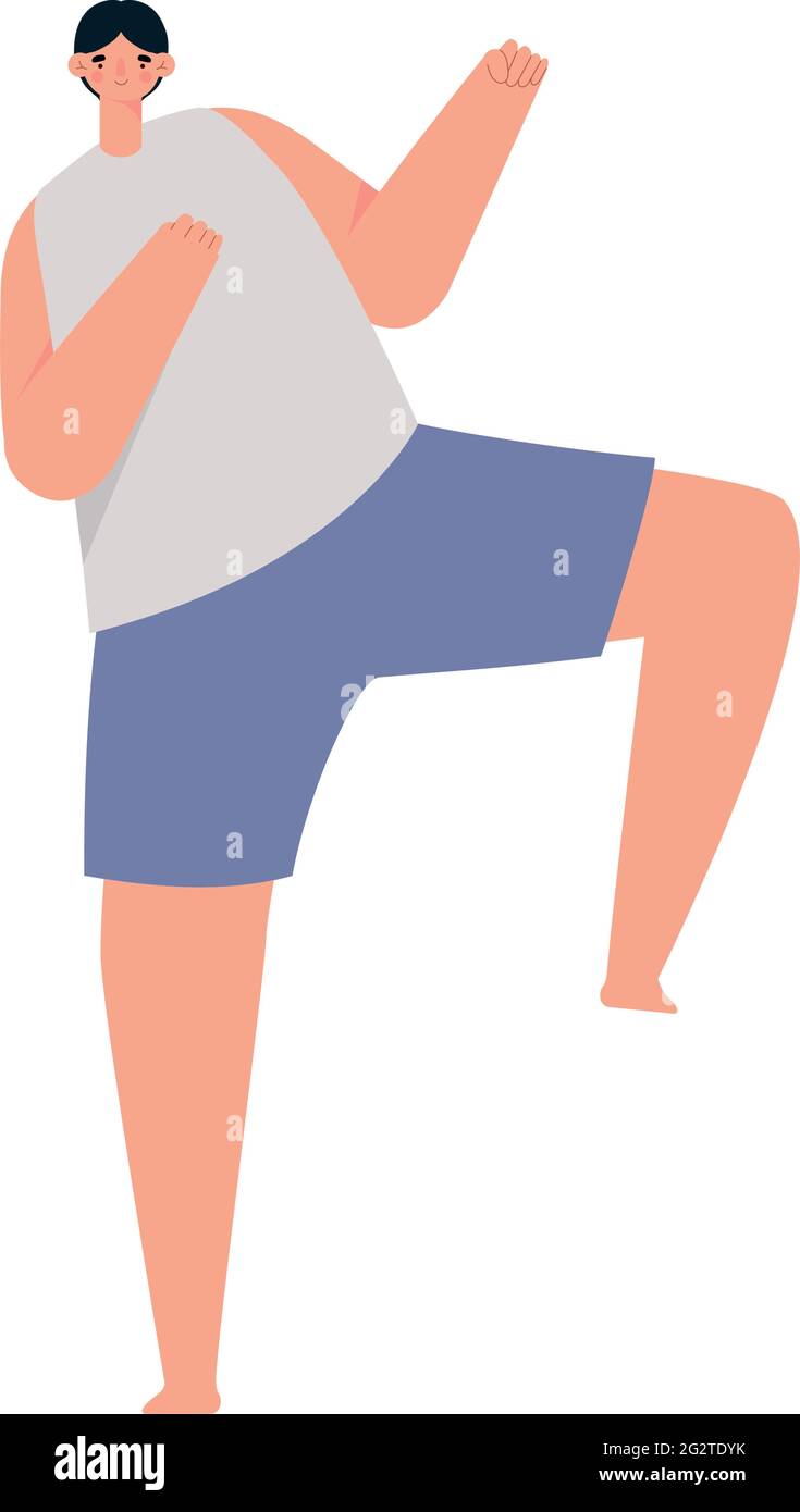 Calm breathing man Cut Out Stock Images & Pictures - Alamy