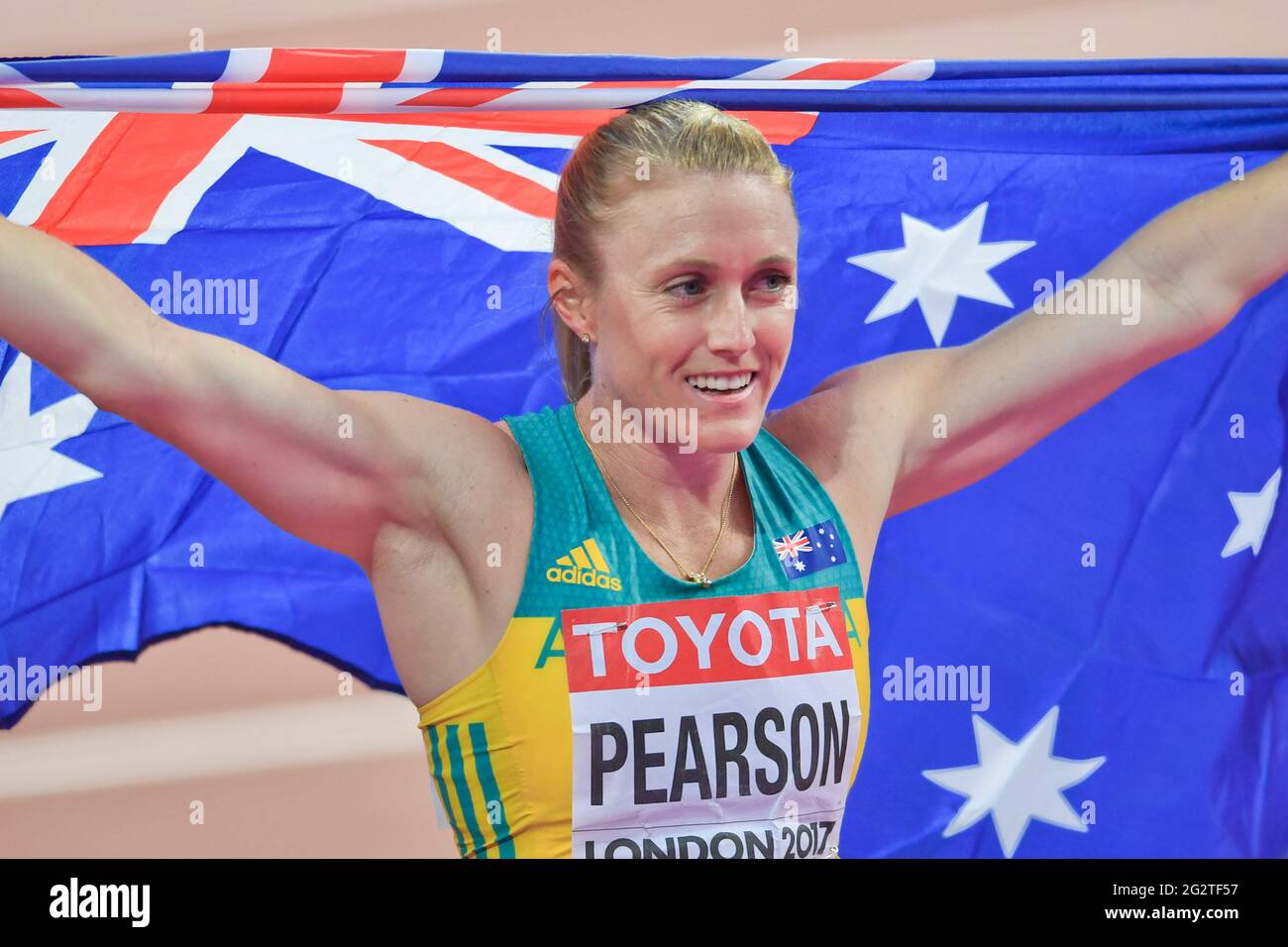 Sally Pearson (Australia). 100 metres hurdles women. Gold Medal. IAAF ...