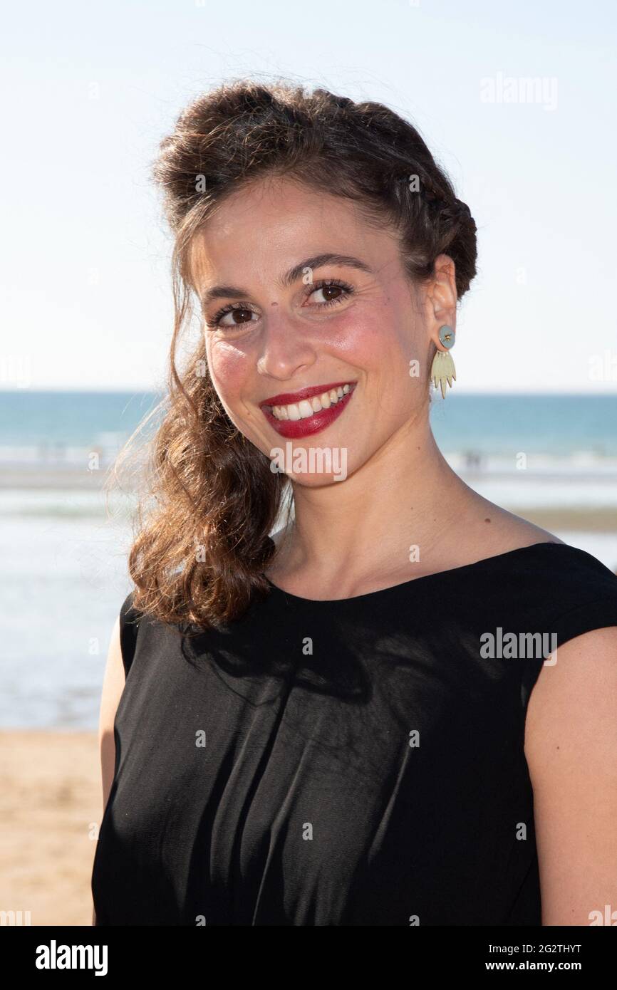 Laura Muller attending a Photocall on the beach as part of the 35th ...