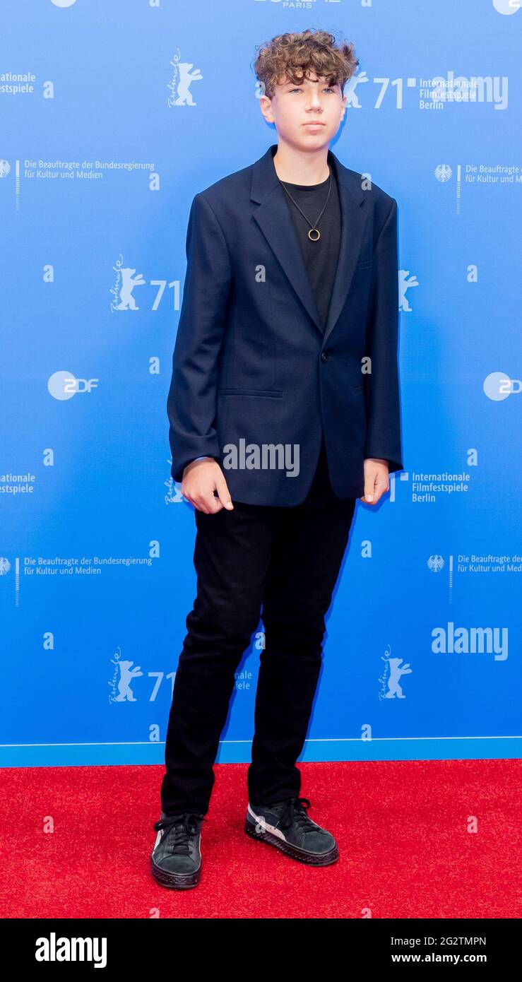 Berlin, Germany. 12th June, 2021. Janos Fliegauf, actor, comes to the ...