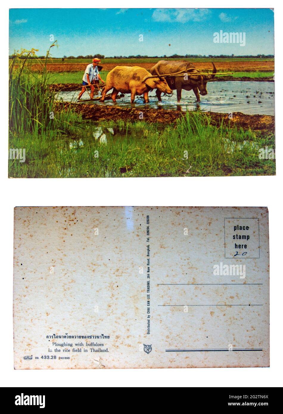 old Thai postcards Stock Photo - Alamy