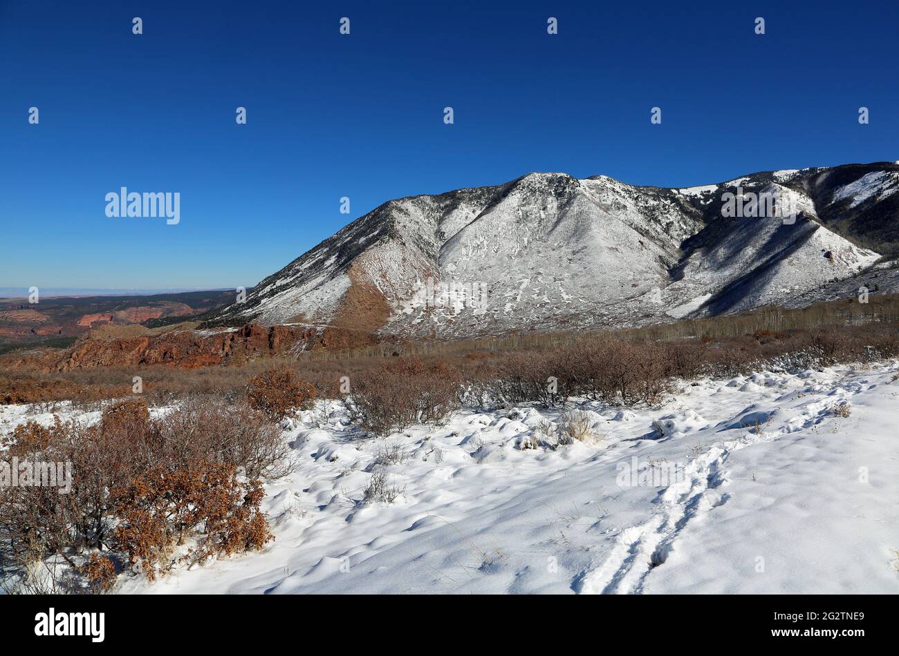 Utah snow mountains hi-res stock photography and images - Alamy