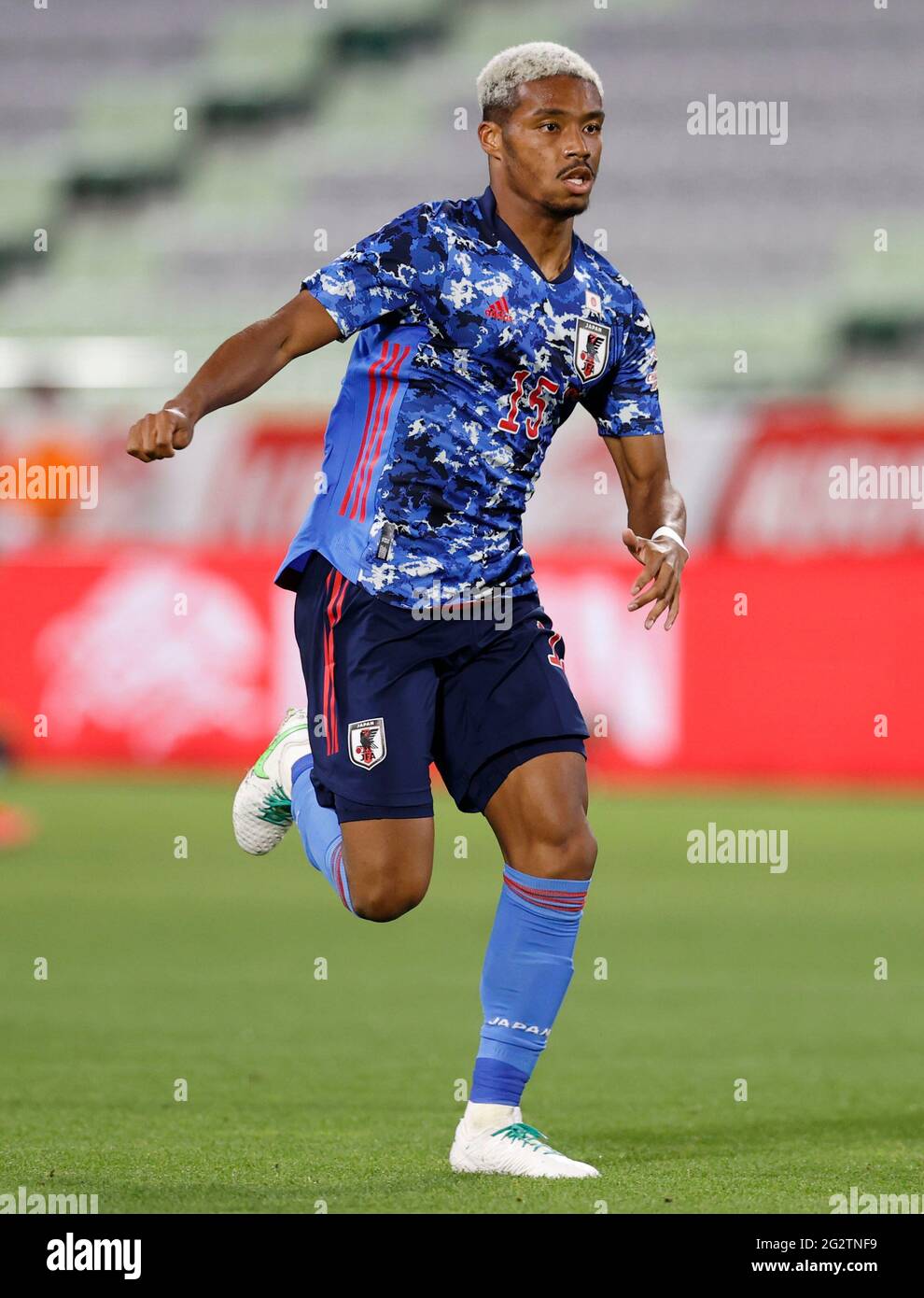 Noevier Stadium Kobe, Hyogo, Japan. 11th June, 2021. Ado Onaiwu (JPN ...