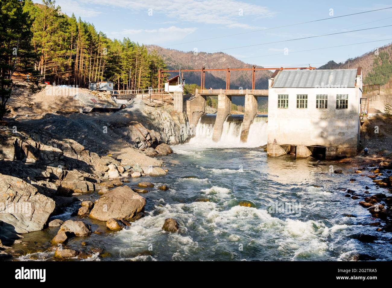 Aerial video hydropower dam hydroelectric hi-res stock photography and ...