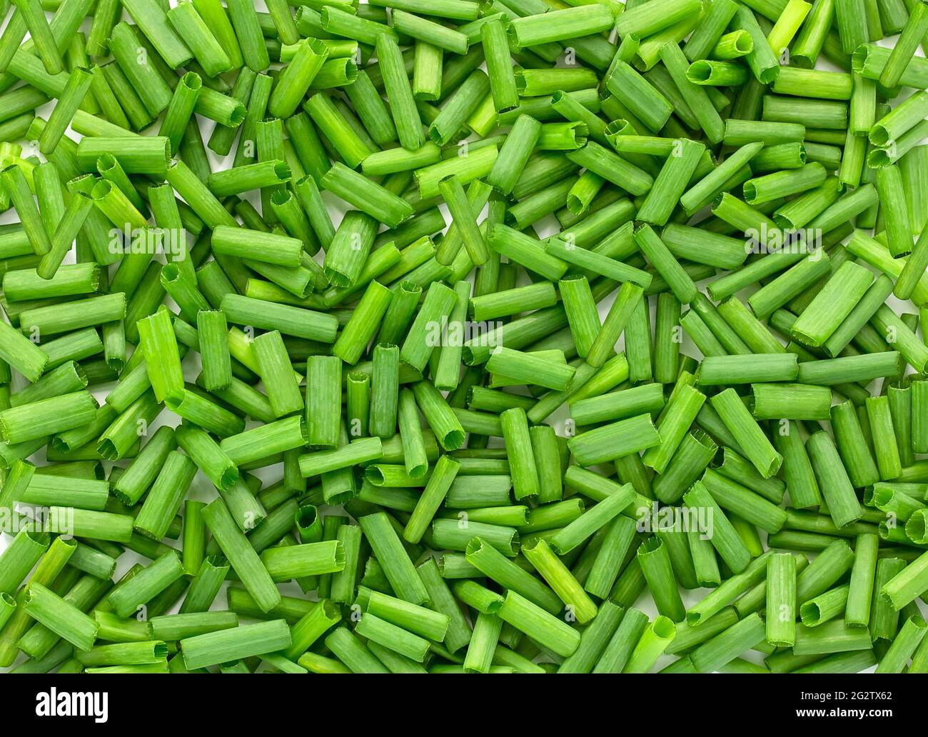 Chopped fresh green onions isolated on white background,onion ...